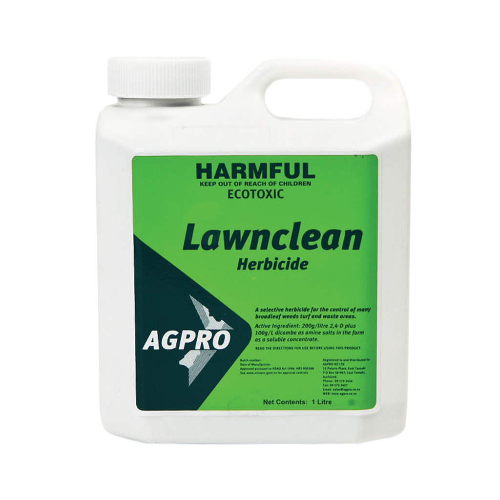 Agpro Lawnclean Herbicide - 1L – Landscape and Grower Supplies Ltd
